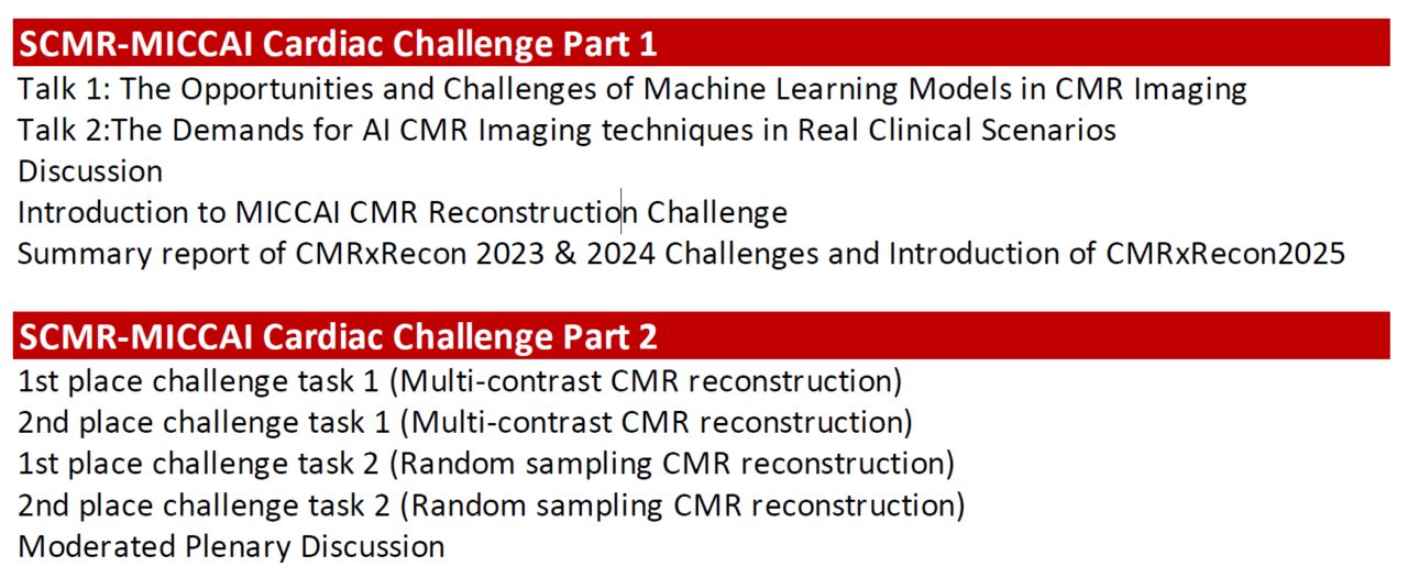MICCAI-SCMR Joint Workshop | Society for Cardiovascular Magnetic Resonance